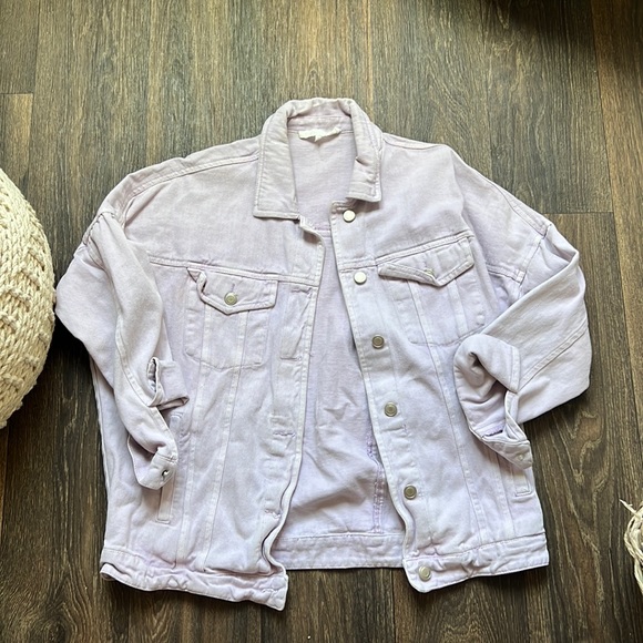 Etophe Studios | Jackets & Coats | Etophe Studios Light Purple Jean Jacket | Poshmark